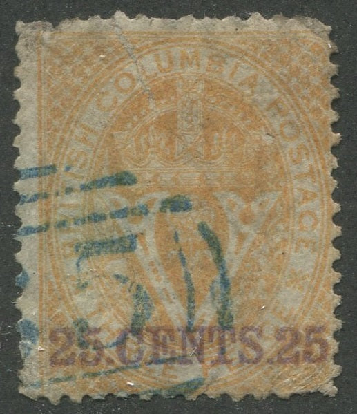 Provincial Stamp - British Columbia #11 - Used - Deveney Stamps