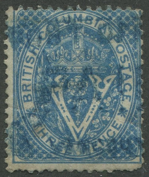Provincial Stamp - British Columbia #7 - Used - Deveney Stamps