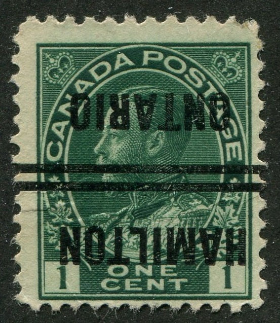 Canada Town & City Precancel - HAMILTON 3-104-I - Deveney Stamps