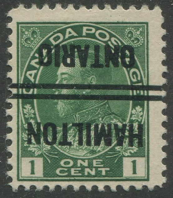 Canada Town & City Precancel - HAMILTON 4-104-I - Deveney Stamps