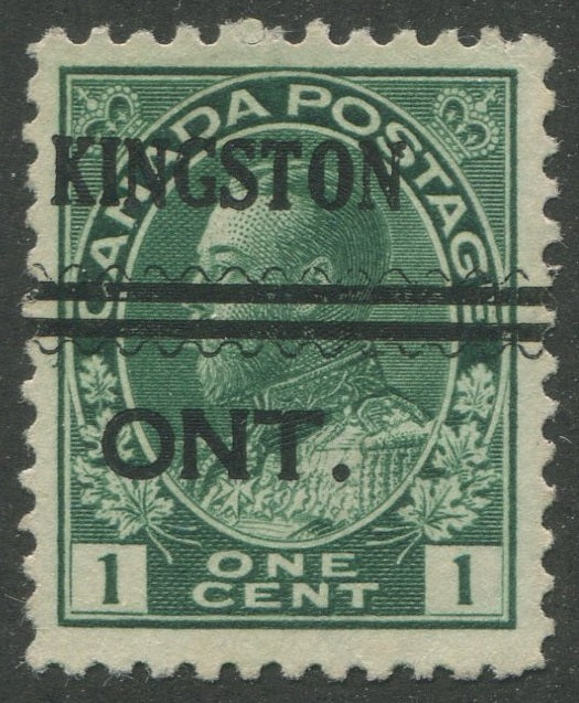 Canada Town & City Precancel - KINGSTON 2-104 - Deveney Stamps
