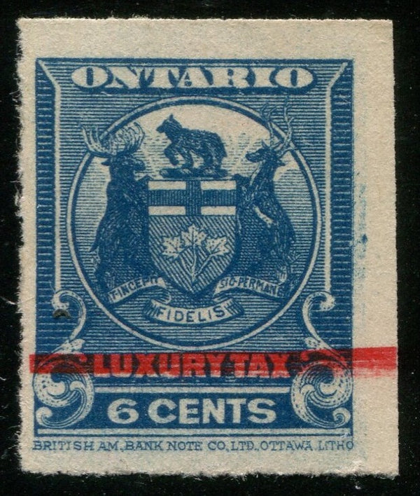 Canada Provincial Revenue - OGT18 - Mint - Deveney Stamps