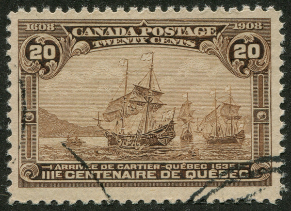 Canada #103 - Used Re-Entry - Deveney Stamps