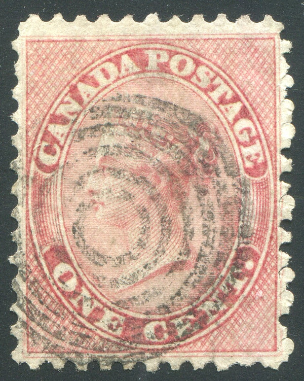 Canada #14x - Used Major Re-Entry - Deveney Stamps