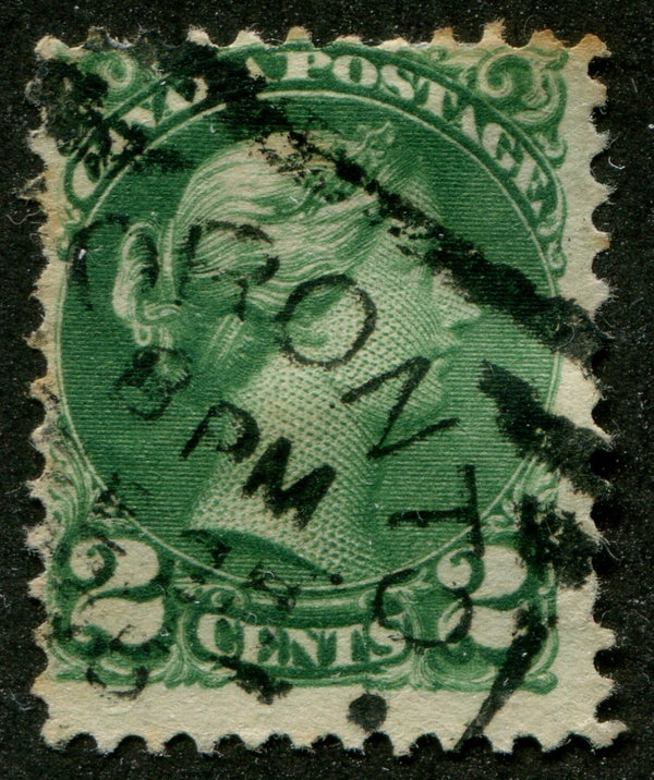 Canada #36 - Used Re-Entry - Deveney Stamps