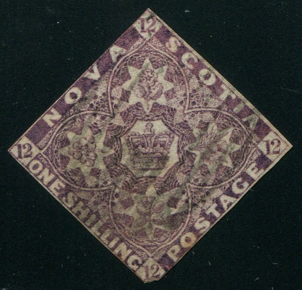Provincial Stamp - Nova Scotia #6 - Used - Deveney Stamps
