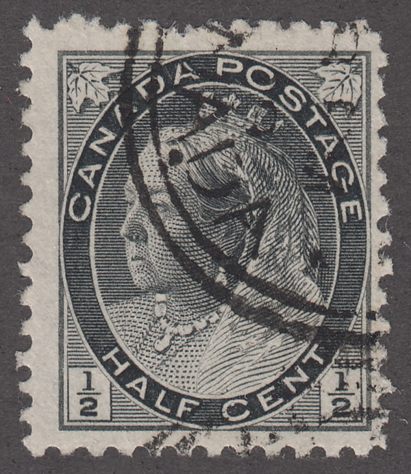 CANADA #74ii USED RE-ENTRY VARIETY 210106 - Deveney Stamps