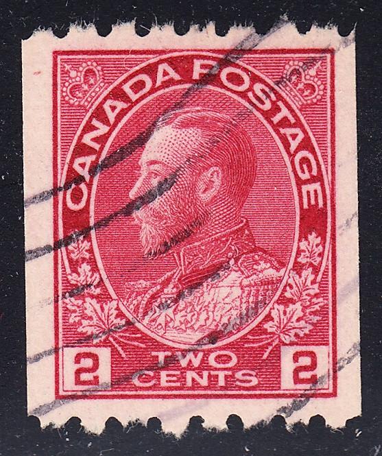 CANADA #124 0804017 ADMIRAL - Deveney Stamps
