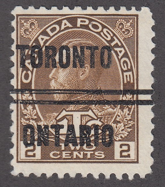 Canada Town & City Precancel - TORONTO 5-MR4 - Deveney Stamps