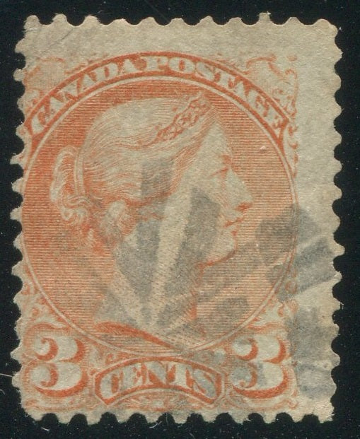 Canada #37vi(i) - Used Horizontal Stitch Watermark - UNLISTED - Deveney ...