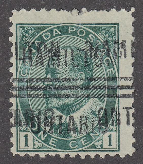 Canada Town & City Precancel - HAMILTON 1-89-D - Deveney Stamps