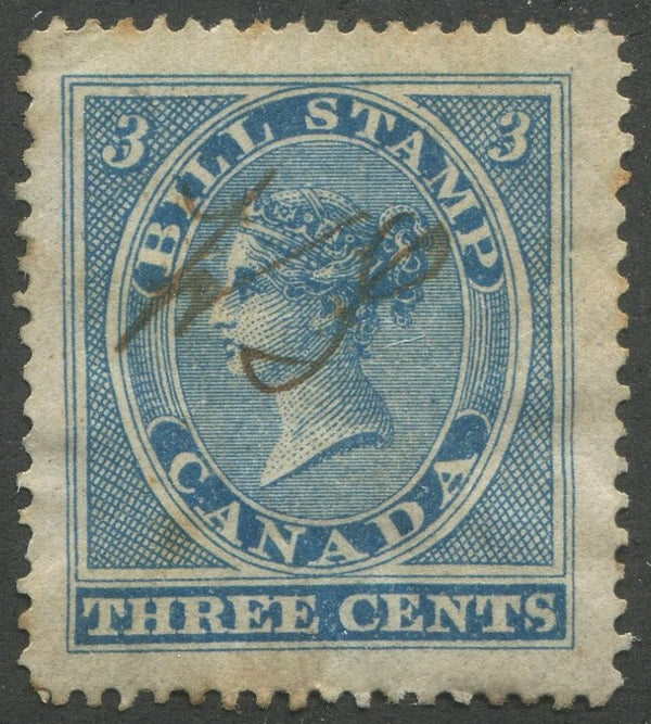 CANADA REVENUE FB3 USED FEDERAL BILL STAMP 201209 - Deveney Stamps