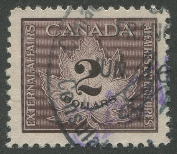 CANADA REVENUE FCF4 USED CONSULAR FEE STAMP 220706 - Deveney Stamps