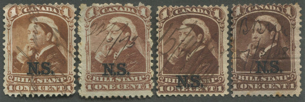 CANADA REVENUE NSB1 USED NOVA SCOTIA BILL STAMP 201028 - Deveney Stamps