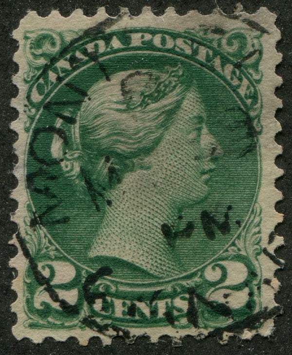 Canada #36 - Used Major Re-entry - Deveney Stamps