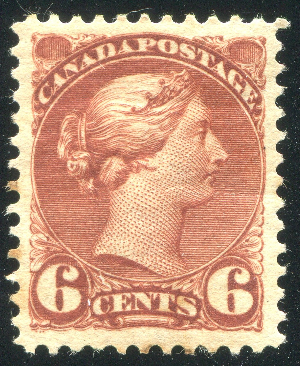 Canada #43ii - Mint - Major Re-entry - Deveney Stamps