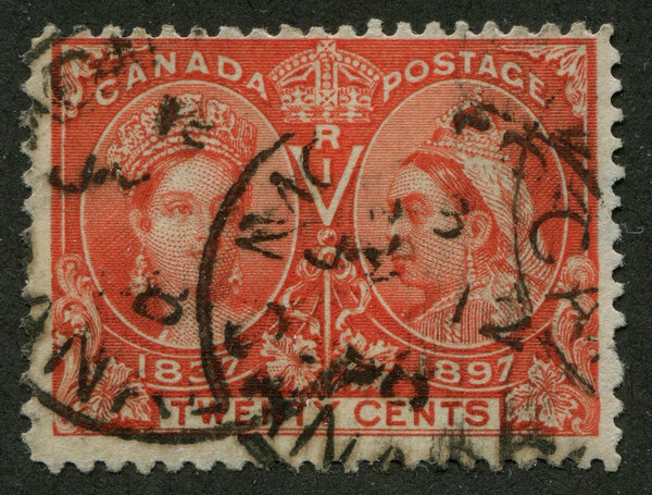 Canada #59v - Used, Major Re-Entry - Deveney Stamps
