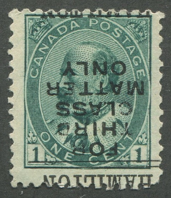 Canada Town & City Precancel - HAMILTON 2-89-I - Deveney Stamps