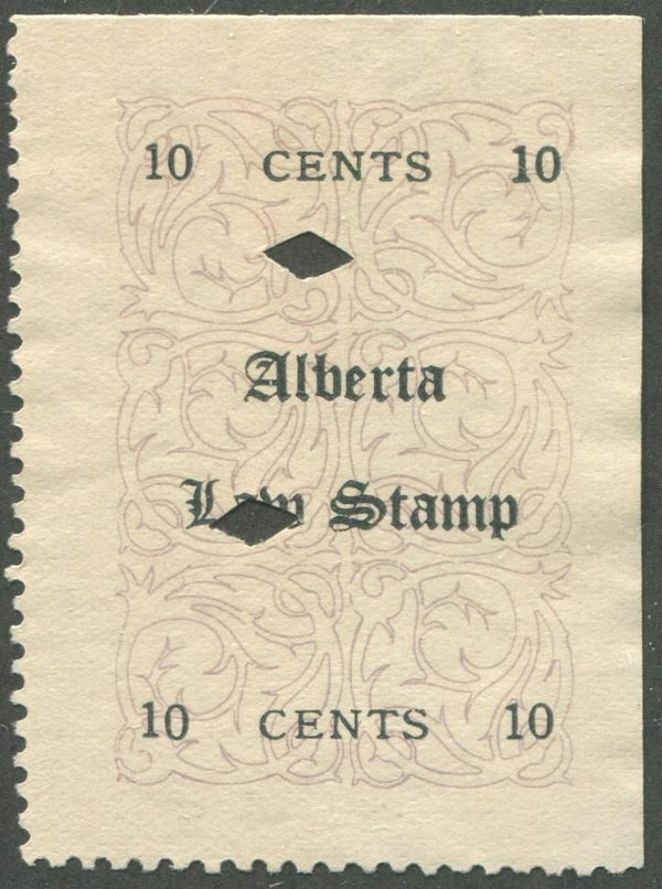 Canada Provincial Revenue - AL1 - Used, Unlisted Overprint Variety ...