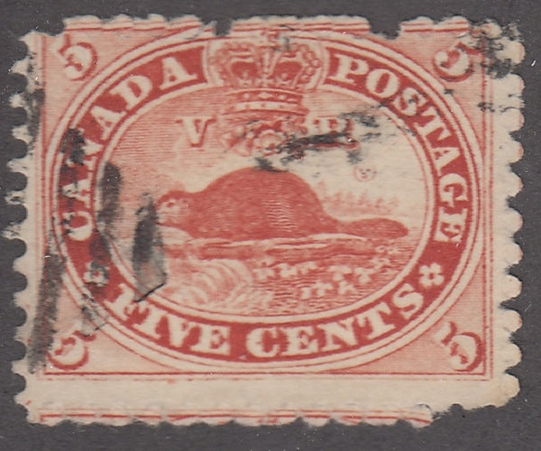 Canada Used Stamp - Canada #15iii - Deveney Stamps