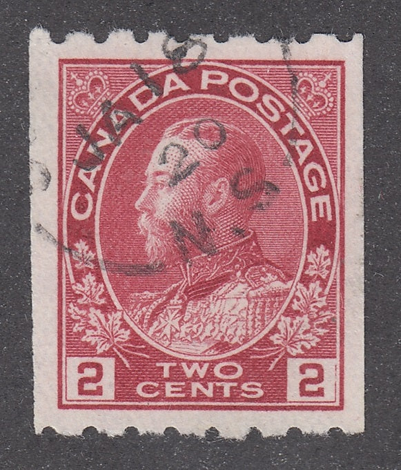 CANADA #124 USED ADMIRAL 180301 - Deveney Stamps