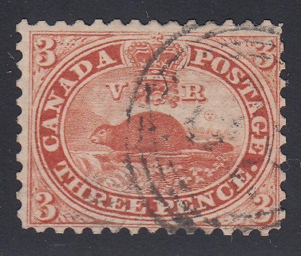 CANADA #12v USED STITCH WATERMARK 180208 - Deveney Stamps