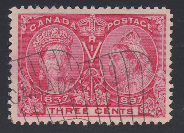 CANADA #53 USED STITCH WATERMARK 180220 - Deveney Stamps