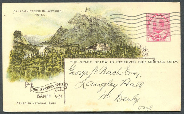 Canadian Railway Pictorial Postcard Banff Hot Springs - CPR B35 ...