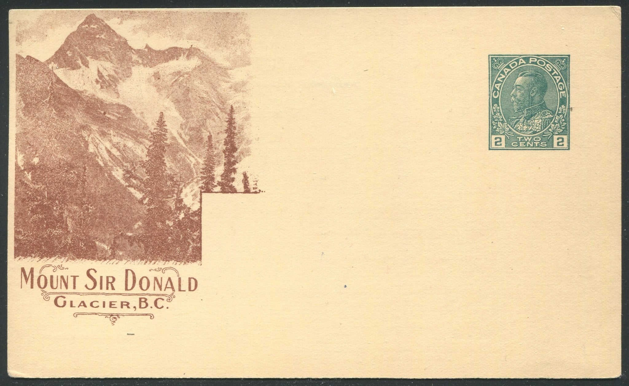 Canadian Railway Pictorial Postcard Mt. Sir Donald - CPR D78 - Deveney ...