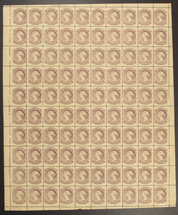 NOVA SCOTIA #9 MINT SHEET 171003 - Deveney Stamps