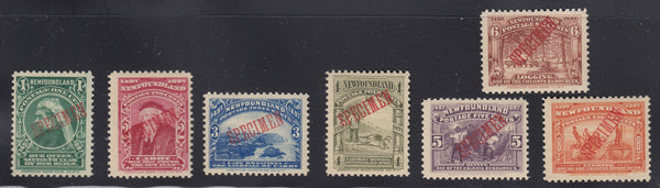 Provincial Stamp - Newfoundland 61S - 74S - 'Specimen' Set - Deveney Stamps