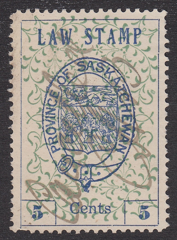 CANADA REVENUE SL1 USED SASKATCHEWAN LAW 210610 - Deveney Stamps