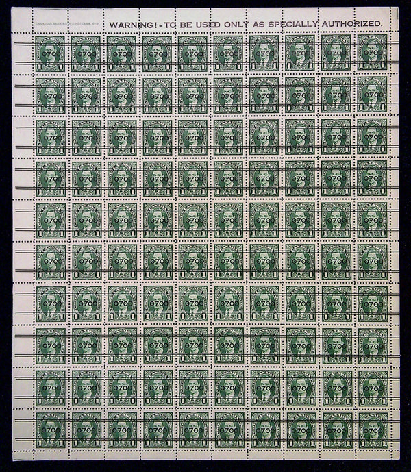 Canada Town & City Precancel - MONTREAL 10-231 - Sheet Pair - Deveney ...