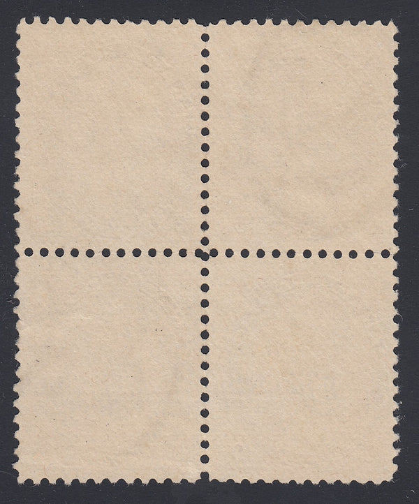 Canada #83 Used, Block of 4, Unlisted Stitch Watermark - Deveney Stamps