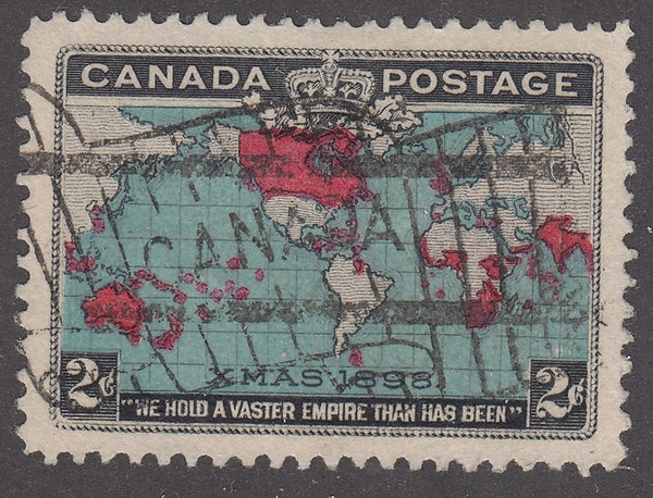 CANADA #85 + CANADA #86 SET XMAS 1898 USED 220111 - Deveney Stamps
