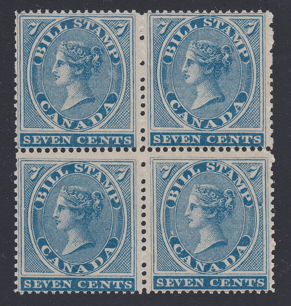 Canada Federal Revenue - FB7 - Mint Block of 4 - Deveney Stamps